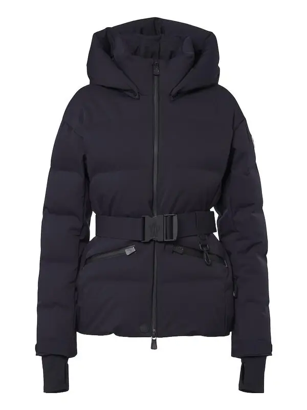 Moncler Tolima Belted Down Ski Jacket - Black