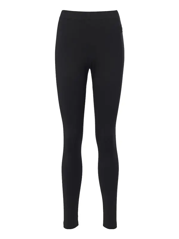 Moncler Logo Ski Leggings - Black