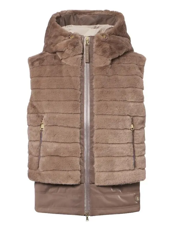 Bogner Manda Down Ski Vest - Brown