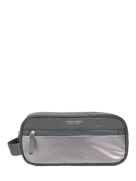 CAMPO MARZIO ROMA 1933 Ray Lightweight Toiletry Clutch Bag With Two Compartments - Graphite Grey