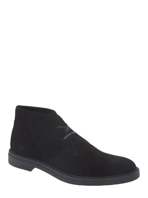BOSS Calev Leather Desert Boot - Black