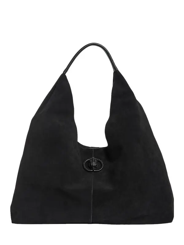 Kurt Geiger Chelsea Large Slouch Leather Hobo Bag - Black