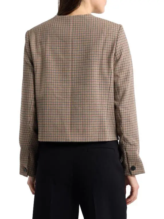 Spanx Wellsuited Cropped Lady Jacket - Mini Check
