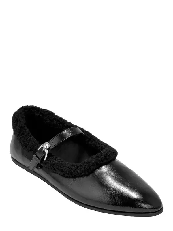 Aerosoles Petra Faux Leather Mary Jane - Black Multi