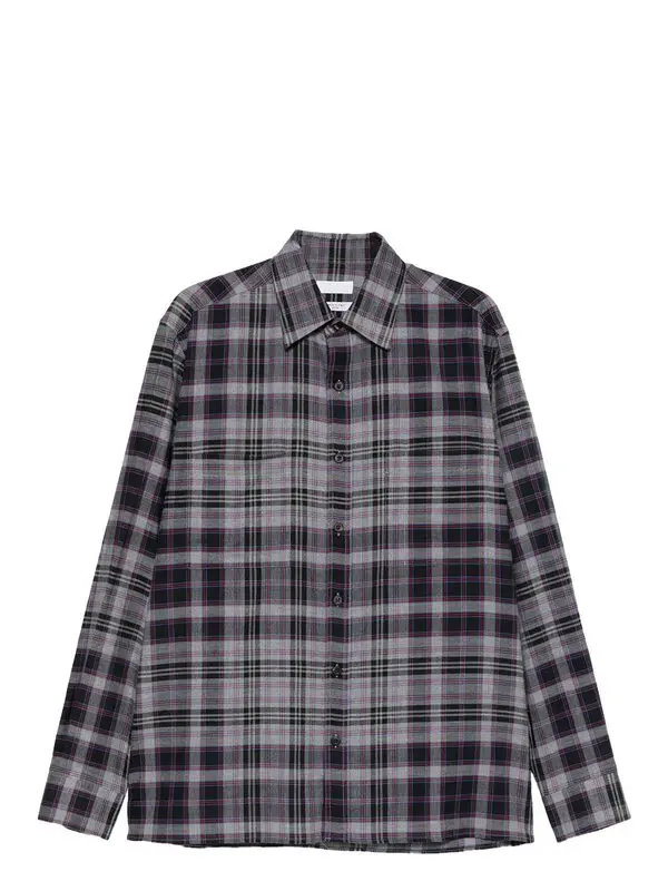 CELLAR DOOR Check Cotton Shirt - Multi