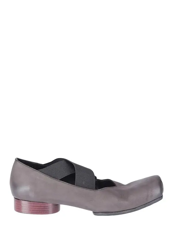 UMA WANG Square-toe Ballet Flats - Grey