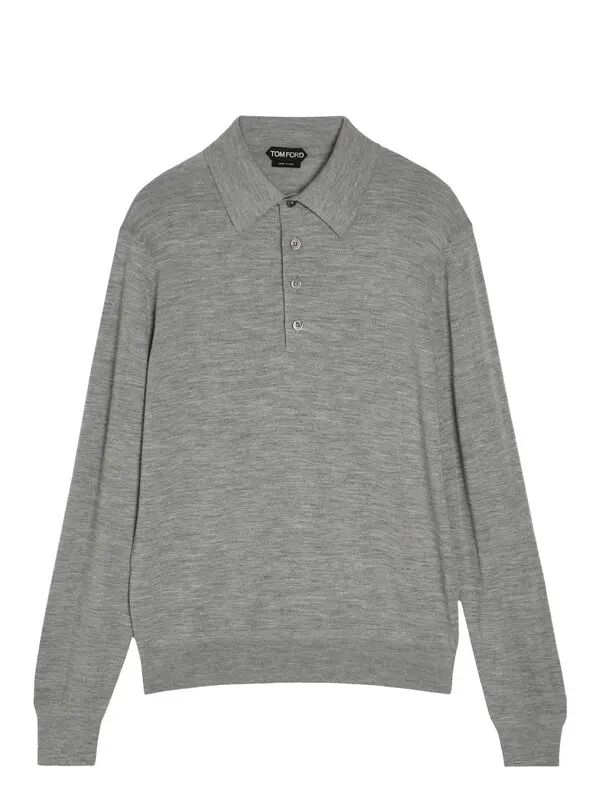 TOM FORD Wool Knitted Sweater - Gray