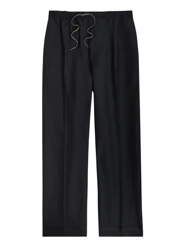 MAISON MARGIELA Drawstring Straight-leg Trousers - Blue