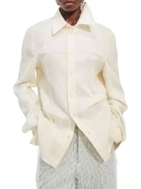 Bottega Veneta Regular-fit Shirt - Rice