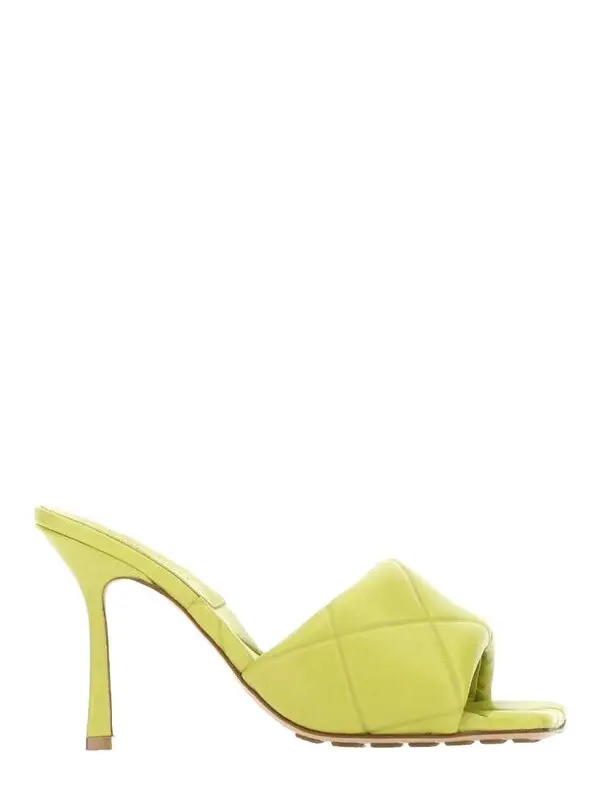 Bottega Veneta Bv Rubber Lido Sandals - Yellow