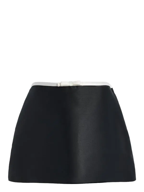 Simkhai Viana Satin Mini Skirt - Multi