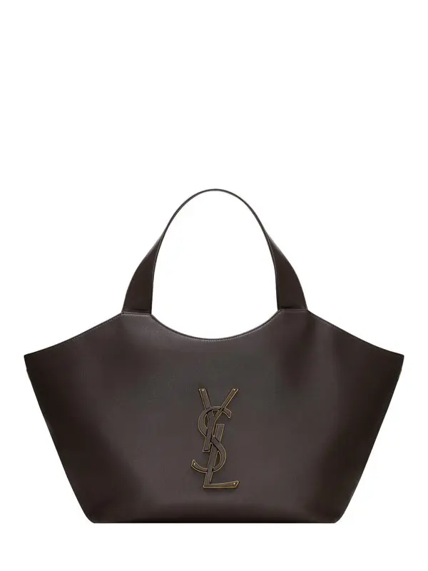 Saint Laurent Icare Medium In Smooth Leather - Black