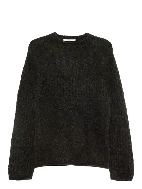 Our Legacy Rider Popover Sweater - Charcoal