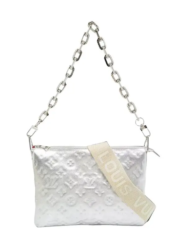 LOUIS VUITTON Pm Coussin Monogram Shoulder Bag - Silver