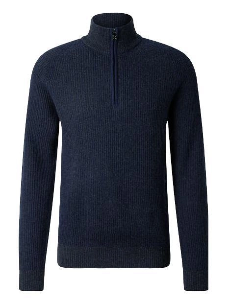 Bogner Dwayne Virgin Wool And Cashmere Turtleneck - Navy