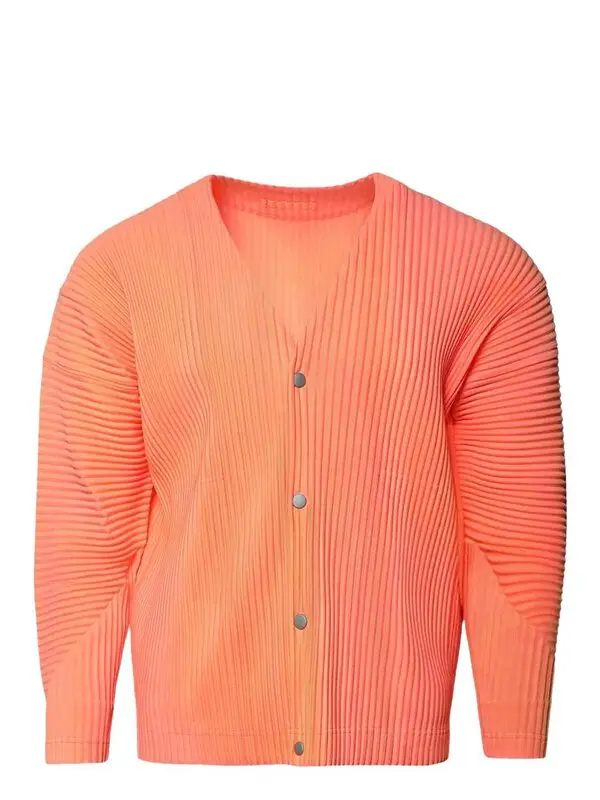 Issey Miyake V-neck Cardigan - Orange