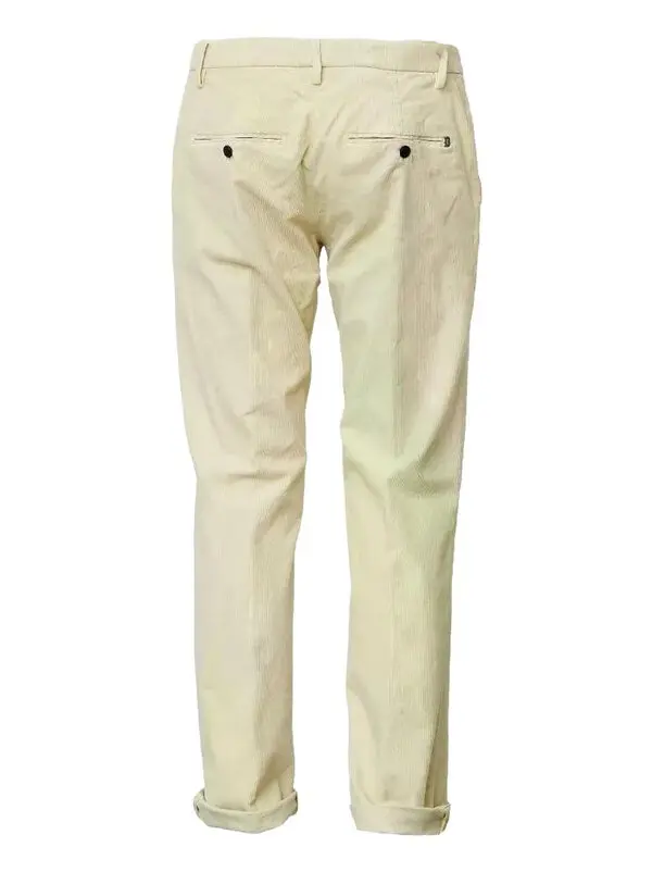 DONDUP Gaubert Needlecord Trousers - White