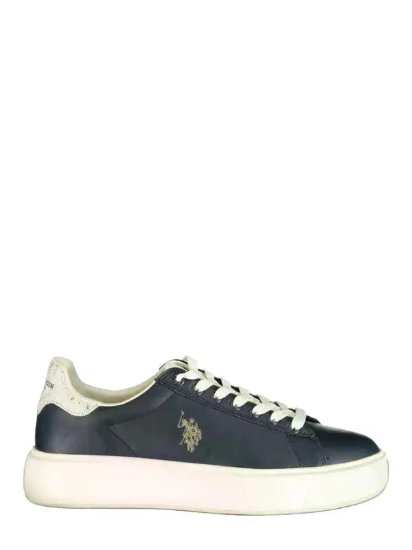 U.s. Polo Assn. Logo-embroidered Chunky Sneakers - Blue