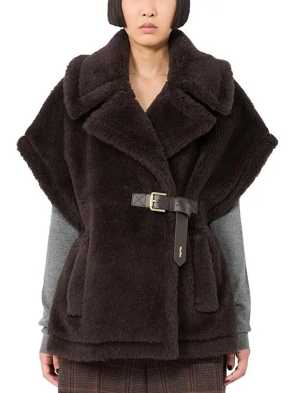 Max Mara Newabavo1 Faux Fur Gilet - Brown