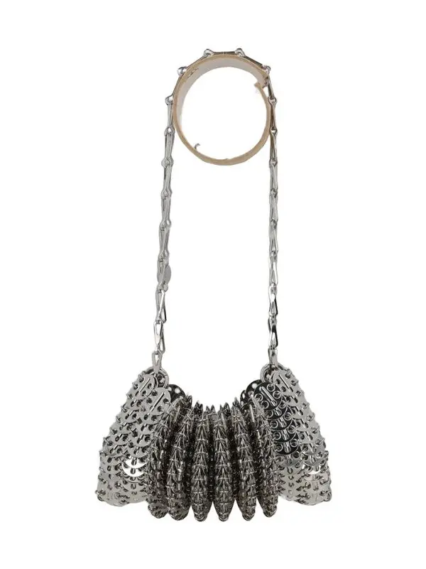 Rabanne Mini Iconic 1969 Shoulder Bag - Silver
