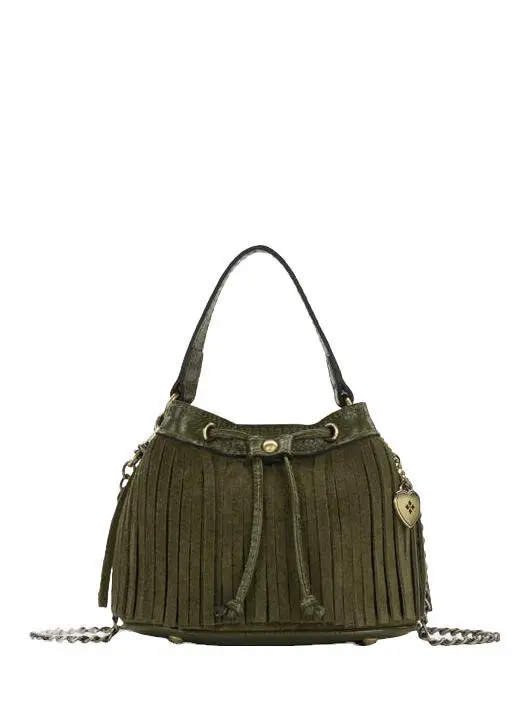 PATRICIA NASH Mini Elisa Leather Crossbody Bag - Olive