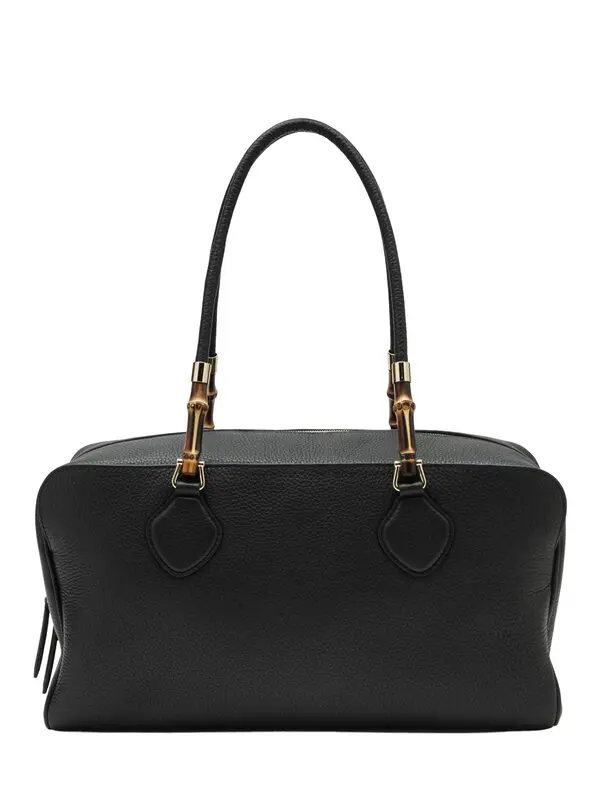 Gucci Large Bamboo Duffle Bag - Black