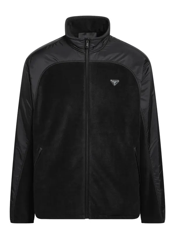 Prada Fleece Blouson - Black