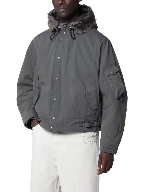 Our Legacy Grey Orbit Jacket In Nylon Twill - Gray