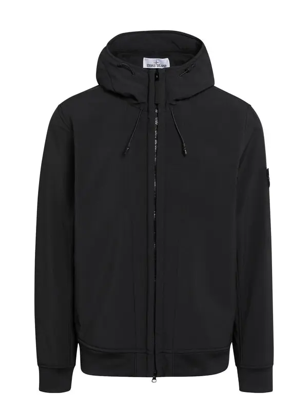Stone Island Zip-up Jacket - Black