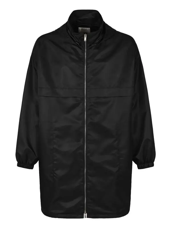 Saint Laurent Parka A Capuche Sain - Black