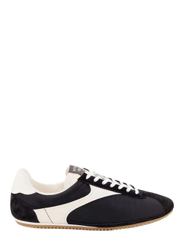 Bottega Veneta Shot Leather And Nylon Sneakers - Multicolor