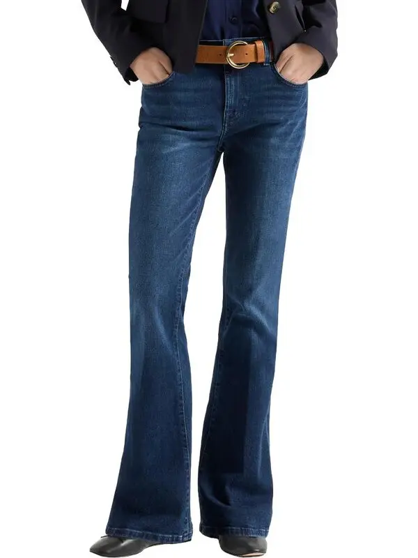 7 For All Mankind Tailorless Mid Rise Bootcut Jeans - Shadowleaf