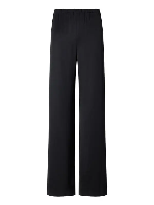 Simkhai Roni Satin Wide-leg Pants - Black