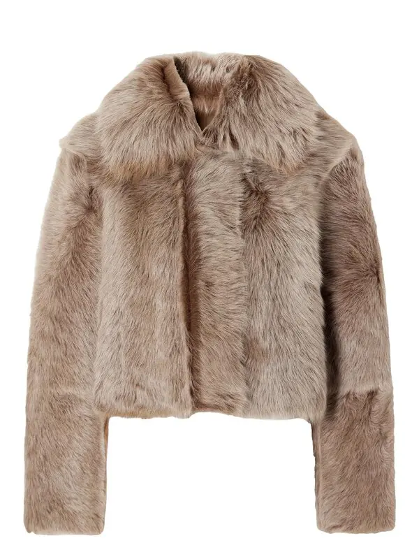 ARMA Lucie Shearling Jacket - Gray
