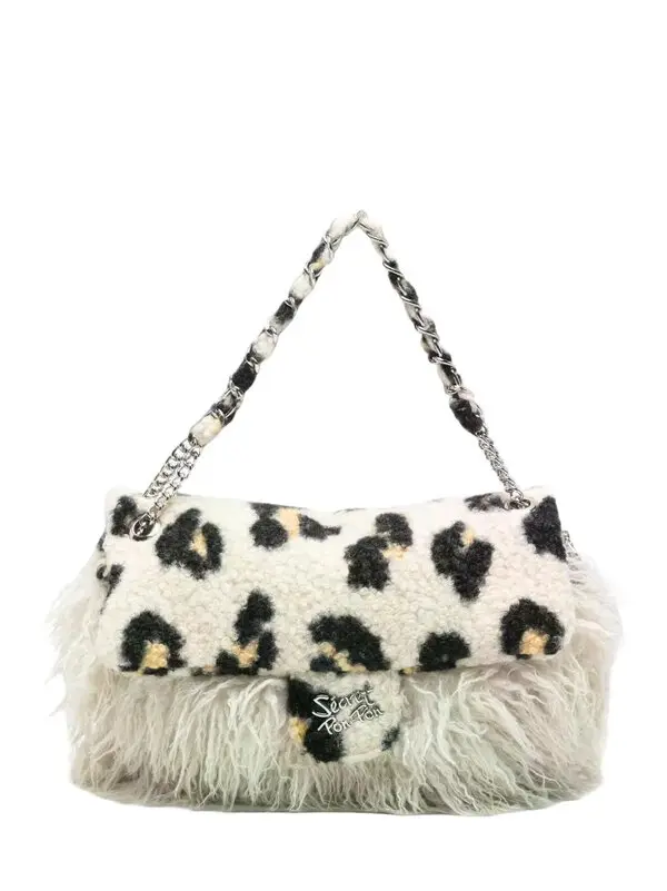 SECRET PON-PON Ysobel Leopard-print Shoulder Bag - Neutrals