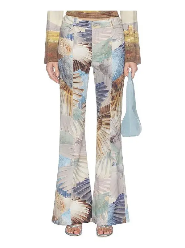 TYLER MCGILLIVARY Thea Jeans In Multi - Wing