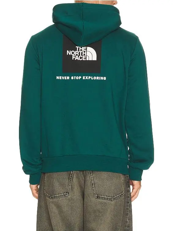 The North Face Evolution Box Nse Regular Hoodie In Green - Pacific Teal