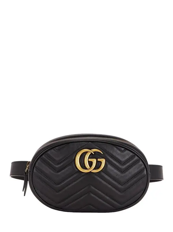 Gucci Gg Marmont Belt Bag - Black