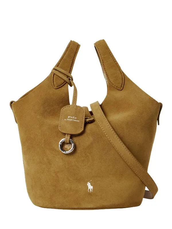 Polo Ralph Lauren Suede Handbag - Brown