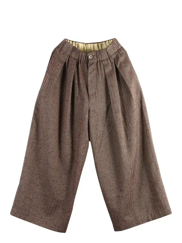 UMA WANG Poetic Pants - Grey/red