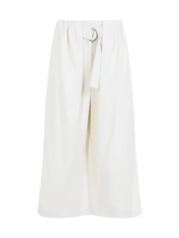 Loewe Cropped Belted Trousers - Multicolor