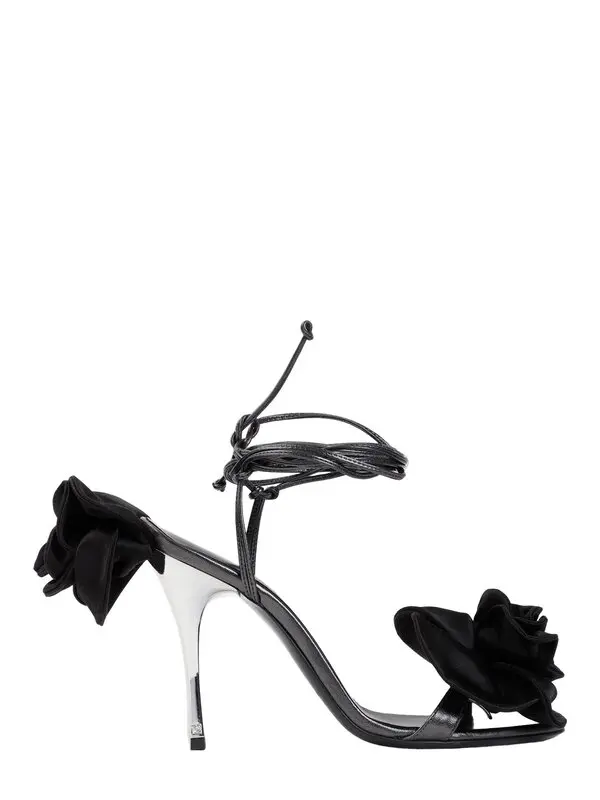 Magda Butrym Flower Shoes - Black