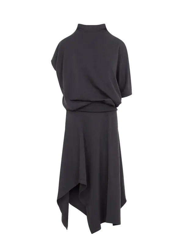 LEMAIRE Twisted Dress - Gray