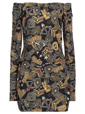 ANIYE BY Mini Dress Size Viscose - Black