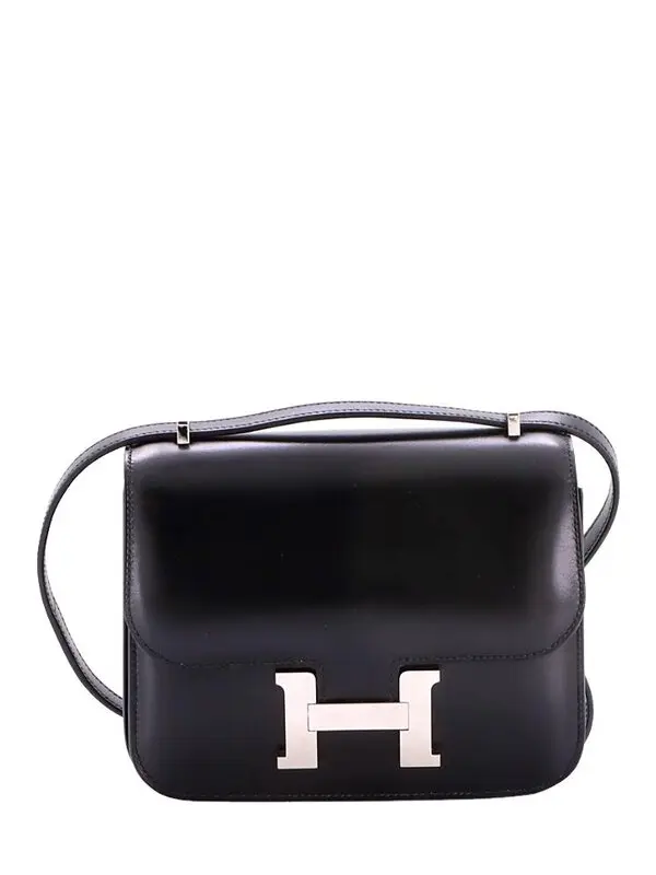 Hermès 18 Constance Nm Bag Tadelakt - Black
