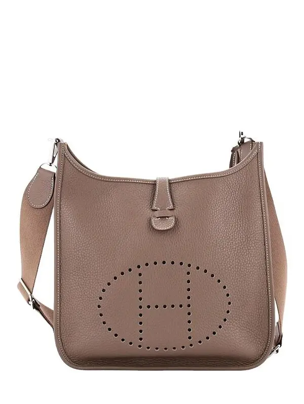 Hermès Pm Evelyne Bag Gen Iii Clemence - Gray
