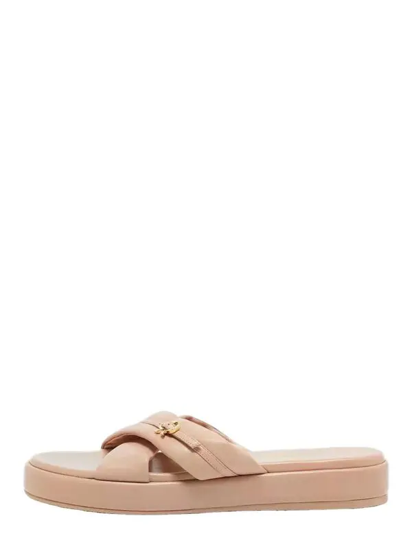 GIANVITO ROSSI Alima Crossover Sandals - Neutrals