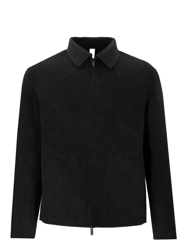 HEVO Verdemare Zip-up Wool Jacket - Grey