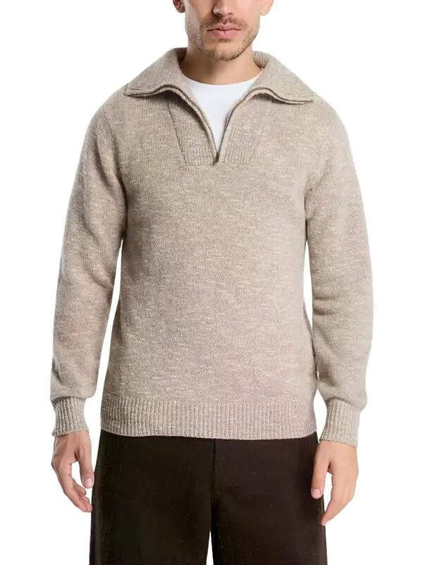 MC2 SAINT BARTH Wesley Mouline-knit Sweater - Neutrals