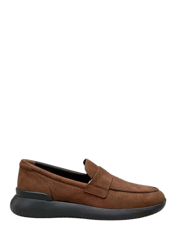 Hogan Leather Loafers - Brown